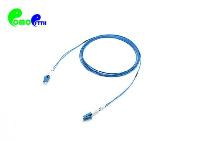 중국 단일모드 1.6 밀리미터 OD LC UPC LC UPC는 광섬유 패치 코드 G657A1 LSZH 청색 IEC 등급 비를 이중화합니다 판매용