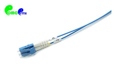 중국 단일모드 1.6 밀리미터 OD LC UPC LC UPC는 광섬유 패치 코드 G657A1 LSZH 청색 IEC 등급 비를 이중화합니다 판매용