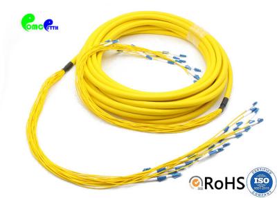 중국 24F LC - 2.0mm가 LC 광섬유 접속 코드 SM 전 종결한 회의에 의하여 비틀거렸습니다 판매용