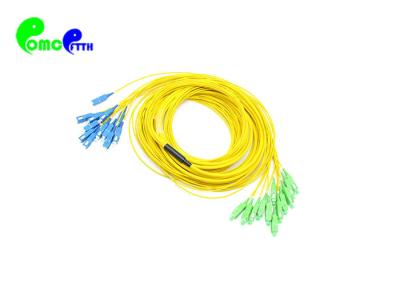 중국 12의 핵심 SC UPC에 SC APC OS2 G657A2 9/125 광섬유 팬-아웃 2.0mm 꼬리 헝겊 조각 케이블 판매용