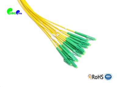 중국 12F 마이크로 팬-아웃 광섬유 접속 코드 LC APC - LC APC SM OS2 주요 케이블 3.0mm OD 팬-아웃 2.0mm 케이블 OD IEC 급료 B1 판매용