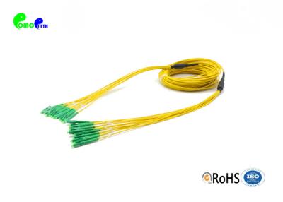 중국 12F 마이크로 팬-아웃 광섬유 접속 코드 LC APC - LC APC SM OS2 주요 케이블 3.0mm OD 팬-아웃 2.0mm 케이블 OD IEC 급료 B1 판매용