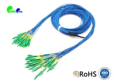 중국 24F 마이크로 팬-아웃 광섬유 접속 코드 LC APC - LC APC SM OS2 주요 케이블 3.0mm OD 팬-아웃 2.0mm 케이블 OD IEC 급료 B1 판매용