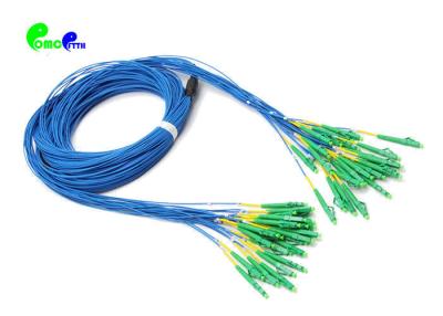 China micro cabo de remendo LC da fibra ótica do fanout 24F APC - categoria principal B1 do IEC do OD do cabo do fanout 2.0mm do cabo 3.0mm OD da manutenção programada OS2 do LC APC à venda