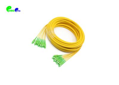 Cina La toppa della fibra dello sblocco conduce 8F lo Sc L'APC - il singolo modo dello Sc APC 9/125 rivestimento di uscita 2.0mm PVC/LSZH su misura in vendita