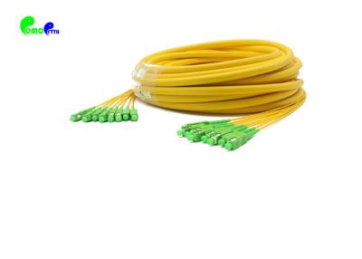 Cina La toppa della fibra dello sblocco conduce 8F lo Sc L'APC - il singolo modo dello Sc APC 9/125 rivestimento di uscita 2.0mm PVC/LSZH su misura in vendita