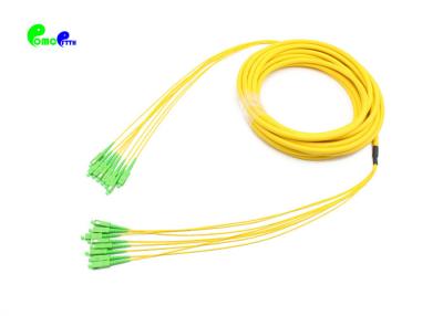 Cina La toppa della fibra dello sblocco conduce 8F lo Sc L'APC - il singolo modo dello Sc APC 9/125 rivestimento di uscita 2.0mm PVC/LSZH su misura in vendita