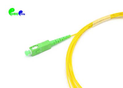 중국 섬유 헝겊 조각 케이블 LC APC - SC APC 단일 모드 심플렉스 1.2mm 3m LSZH IEC 급료 B 판매용