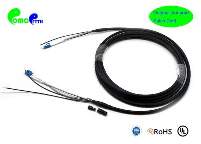 Cina Cavo di toppa all'aperto corazzato della fibra di CPRI LC UPC al cavo della toppa della fibra del duplex G657A1 di LC UPC 7.0mm per il progetto di FTTA in vendita