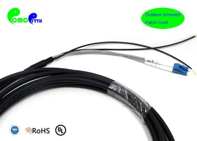 Cina Cavo di toppa all'aperto corazzato della fibra di CPRI LC UPC al cavo della toppa della fibra del duplex G657A1 di LC UPC 7.0mm per il progetto di FTTA in vendita