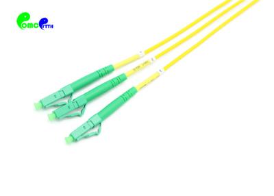 중국 고밀도 광섬유 헝겊 조각 케이블 3F LC APC - LC APC 9/125μM OS2 G657A1 작은 OD 3.0mm 판매용