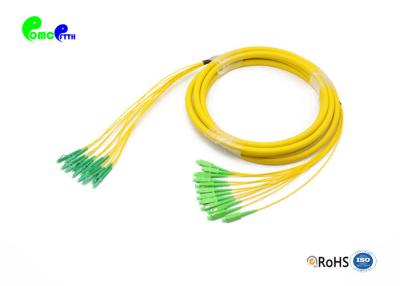 중국 12cores는 섬유 헝겊 조각 케이블 LC APC - 팬-아웃 2.0mm 꼬리 LSZH를 가진 SC APC LSZH SM를 전 종결했습니다 판매용