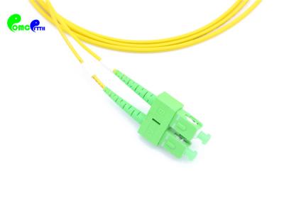 Cina Sc a fibra ottica APC del cavo della toppa - E2000 l'APC OS2 9/125 collegano il livello in duplex di qualità del grado B1 di IEC di 2.0mm 3m LSZH in vendita