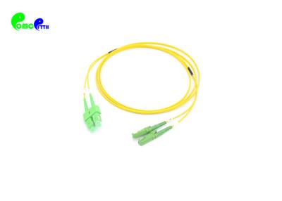Cina Sc a fibra ottica APC del cavo della toppa - E2000 l'APC OS2 9/125 collegano il livello in duplex di qualità del grado B1 di IEC di 2.0mm 3m LSZH in vendita