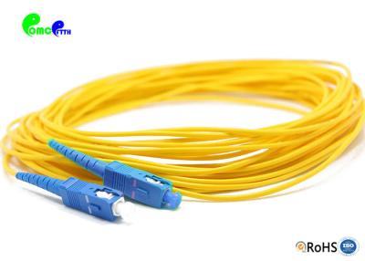 중국 심플렉스 9/125μm 2.0mm SC UPC LSZH OS2 G657A1 광섬유 접속 코드 판매용