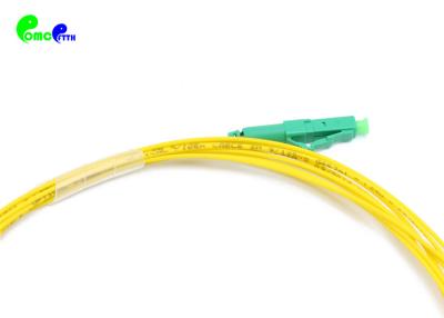 China palavra simples 9 de 1.2mm/125μm LC APC - amarelo do cabo de remendo OS2 da fibra ótica do SC APC G652D LSZH à venda