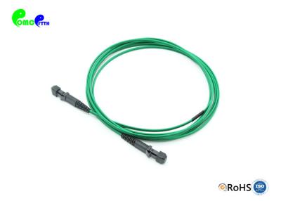 중국 OM1 5M 62.5/125μm 2.0mm 단순한 MTRJ - MTRJ PVC 그린 자켓을 가진 광학 섬유 접속 코드 판매용
