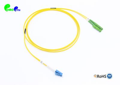 중국 IEC 급료 B 광학적인 접속 코드 E2000 APC - LC UPC OS2 G657A1 9/125μm 2.0mm DX LSZH 섬유 잠바 판매용