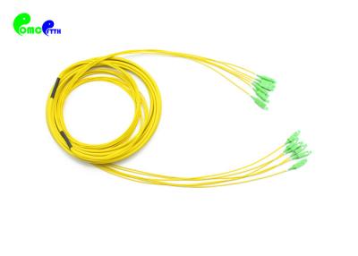 중국 전 6cores - 종결한 SC APC 광섬유 헝겊 조각은 SM OS2 BIF G657A2 탈주 2.0mm 꼬리에 케이블을 답니다 판매용