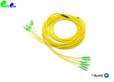 중국 전 6cores - 종결한 SC APC 광섬유 헝겊 조각은 SM OS2 BIF G657A2 탈주 2.0mm 꼬리에 케이블을 답니다 판매용