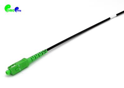 Cina Rivestimento autosufficiente semplice a fibra ottica del nero LSZH del cavo G657A1 dello Sc APC 9/125μm della treccia di goccia aerea all'aperto di FTTH in vendita