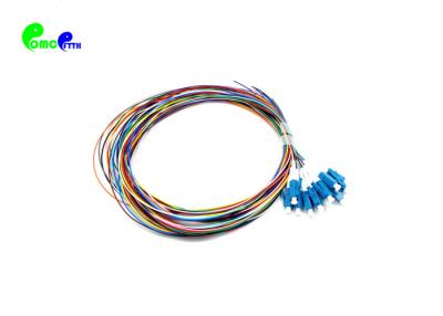 Cina 12 la treccia a fibra ottica il MP stabilito 900μm di LC IL UPC 9/125μm di colore delle fibre 12 con LSZH allenta l'amplificatore in vendita