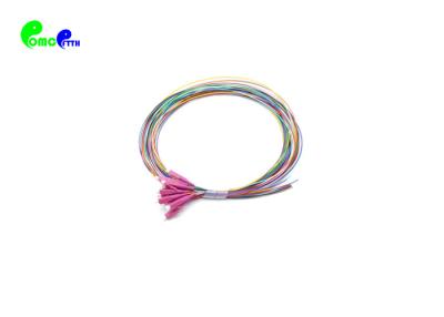Cina La treccia a fibra ottica 12 di LC OM4 ha colorato un amplificatore stabilito di 12 delle fibre 900μm 2m gabinetti della treccia LSZH facile spogliare in vendita