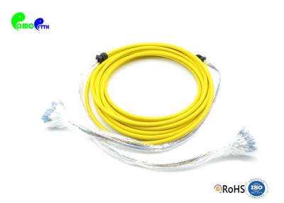 중국 24F LC UPC SM 전 광학적인 접속 코드 - 동맥 머리 LSZH 재킷으로 종결해 판매용