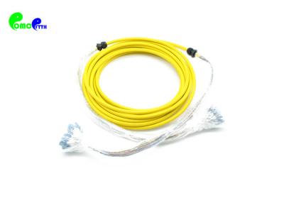 중국 24F LC UPC SM 전 광학적인 접속 코드 - 동맥 머리 LSZH 재킷으로 종결해 판매용