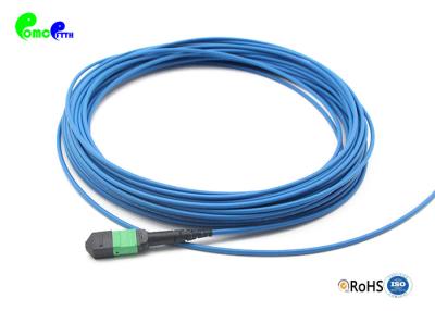 中国 12 40G/100Gデータ センタのための青いLSZHのジャケット25Mが付いている繊維9/125μm 3.0mm MTP APCの女性のピグテール 販売のため