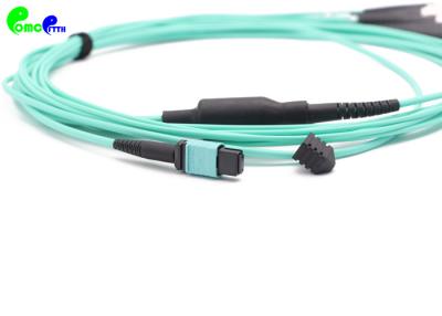 Cina Femmina terminata pre- delle fibre MPO del cavo OM3 8 del tronco di MPO al rivestimento di uscita 2.0mmWith Aque LSZH delle fibre di FC UPC OM3 8 in vendita