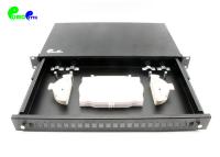 China SC Simplex LC Duplex ODF Patch Panel 24 Ports Fiber Optic Distribution Unit for sale