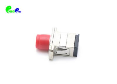 Cina Femmina dello Sc - tazza rossa della manica ceramica a fibra ottica ibrida semplice femminile dell'adattatore di FC con il materiale del metallo in vendita