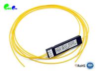 China Optical Fiber Coupler 1x2 Corning Singlemode Low Polarization Dependent Loss for sale