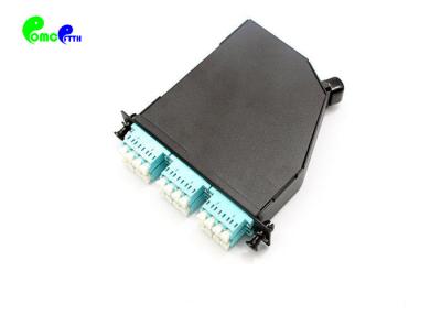 Cina maschio della cassetta 1 x MTP di 24F OM3 MPO MTP - un quadrato di 6 x LC per 1U 3 scanala il quadro d'interconnessione in vendita
