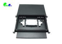 China 1U 24 Ports ODF Patch Panel LC Duplex SC Simplex Fiber Patch Panel for sale