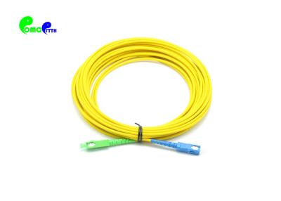 Cina Sc semplice APC - saltatore a fibra ottica del cavo di toppa della fibra del cavo LSZH 3.0mm della toppa dello Sc UPC OS2 in vendita
