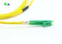 China FTTH Singlemode Duplex E2000 Fiber Optic Patch Cable APC 3.0mm Optical Jumper for sale