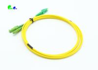 China FTTH Singlemode Duplex E2000 Fiber Optic Patch Cable APC 3.0mm Optical Jumper for sale