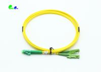 China FTTH Singlemode Duplex E2000 Fiber Optic Patch Cable APC 3.0mm Optical Jumper for sale