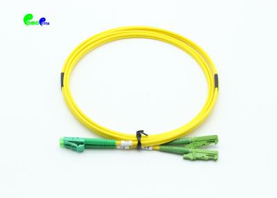 중국 FTTH 단일모드 이중 통신 E2000 광섬유 패치 케이블 APC 3.0 밀리미터 광학 점퍼 판매용