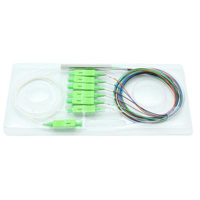 Cina Separatore a fibra ottica monomodale 1x6 dello SpA della fibra dello Sc APC Blockless del separatore in vendita