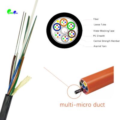 Cina Cavo a fibre ottiche saltato del centro del micro 144 dell'aria per FTTH FTTB FTTX in vendita
