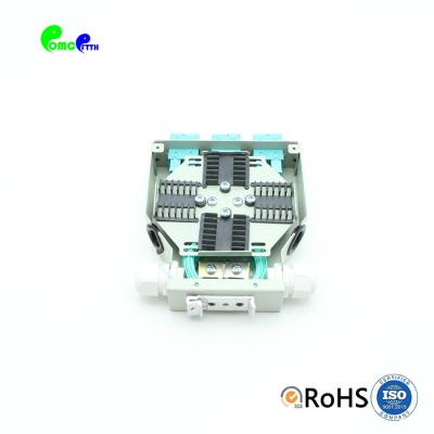 Cina 6 chiusura a fibra ottica della giuntura della scatola di giunzione della scatola ottica di termine dei porti FTTH in vendita