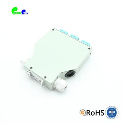 Cina 6 chiusura a fibra ottica della giuntura della scatola di giunzione della scatola ottica di termine dei porti FTTH in vendita