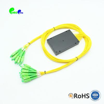 Cina tipo a fibra ottica del modulo della cassetta dell'ABS del separatore 1x24 con lo Sc APC di uscita 2.0mm in vendita