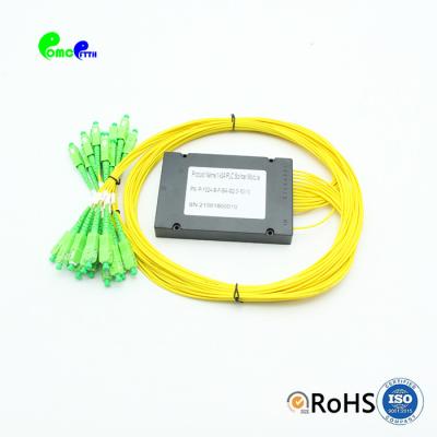Cina tipo a fibra ottica del modulo della cassetta dell'ABS del separatore 1x24 con lo Sc APC di uscita 2.0mm in vendita