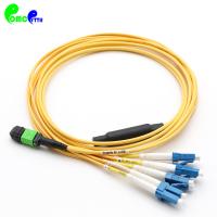 China 8F 40G MPO Trunk Cable Hareness Fiber Optic Cable Singlemode for sale