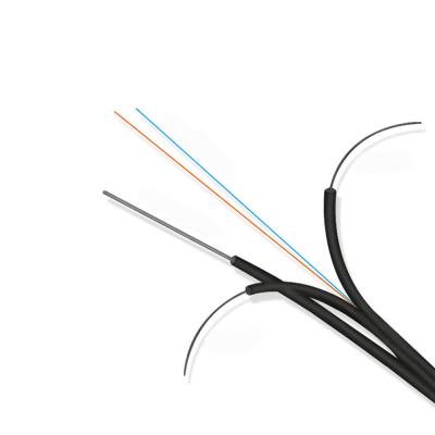 Cina Cavo flessibile a fibra ottica del filo di acciaio del Auto-supporto di GJYXFCH-2 2FOutdoor FTTH con il membro di forza di GFRP LSZH in vendita