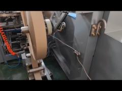 WFD-120 70-150Bags/Min Roll Fed Food Paper Bag Making Machine Twisted Handle Fully Automatic